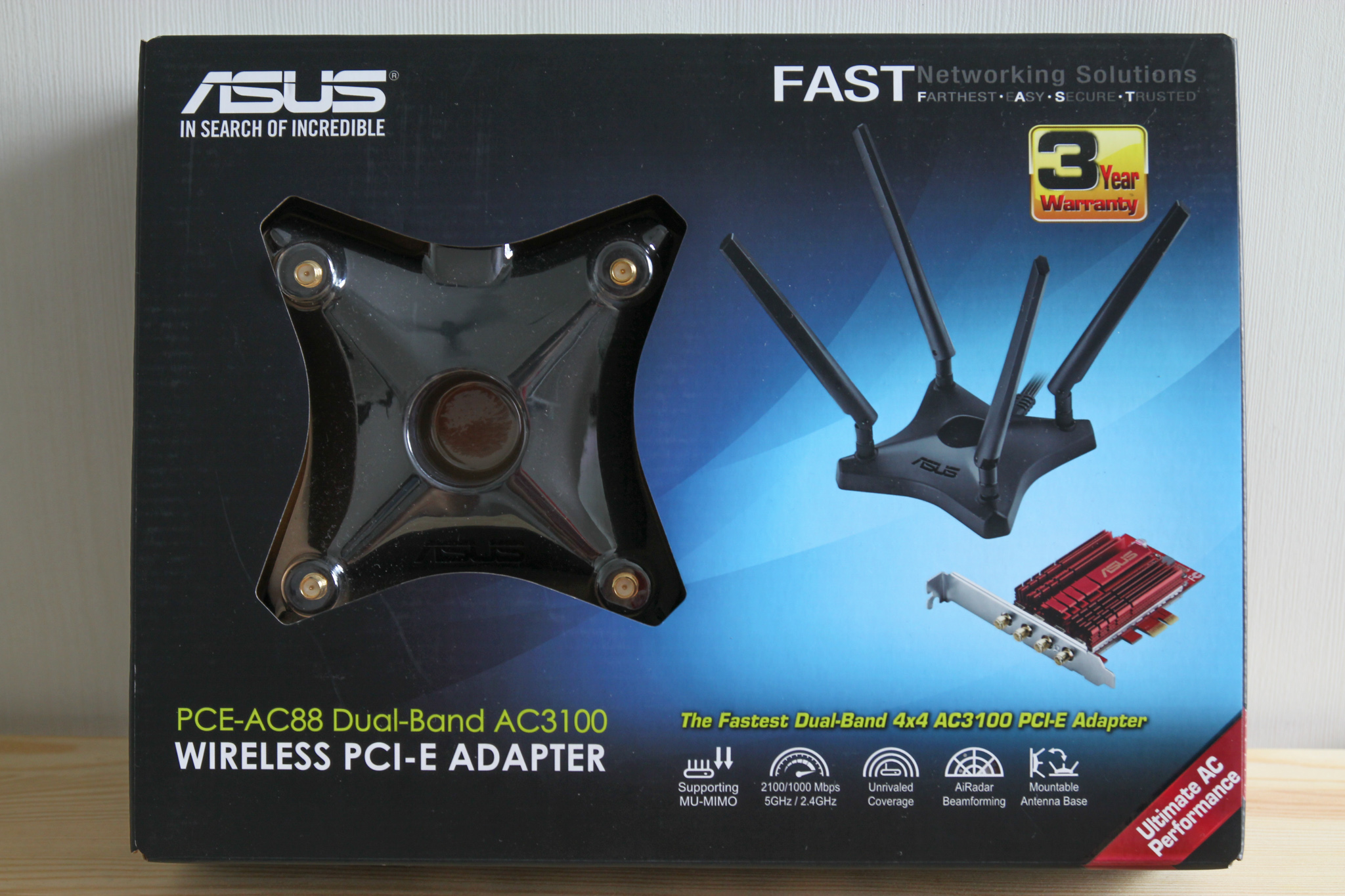 Asus PCE-AC88 AC3100 Wireless Card Review