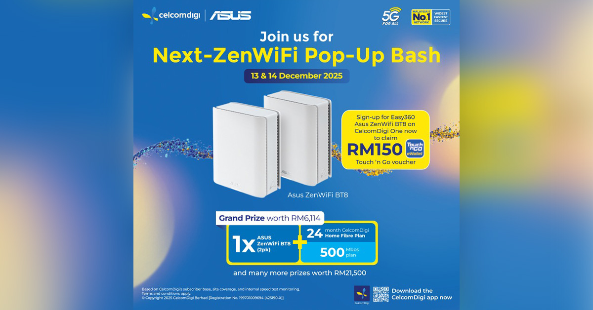 ASUS and CelcomDigi ZenWiFi BT8 Experience Event